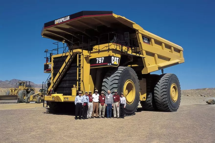 The "Big Mac" Cat® 797 Mining Truck Is 25 Years Old! | Caterpillar Engine
